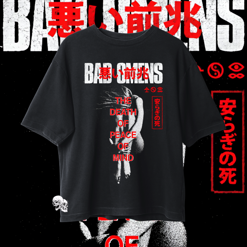 Franela Bad Omens Japanese - Tienda Rockstilo