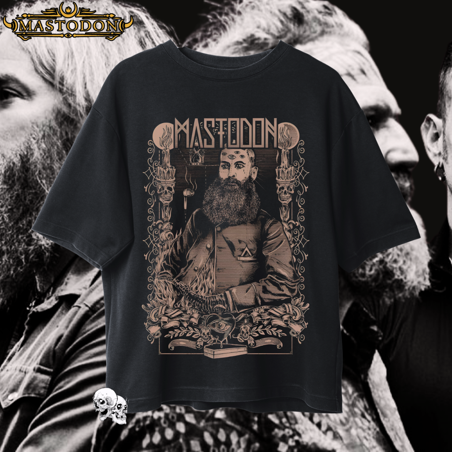 Franela Mastodon Eyes - Tienda Rockstilo