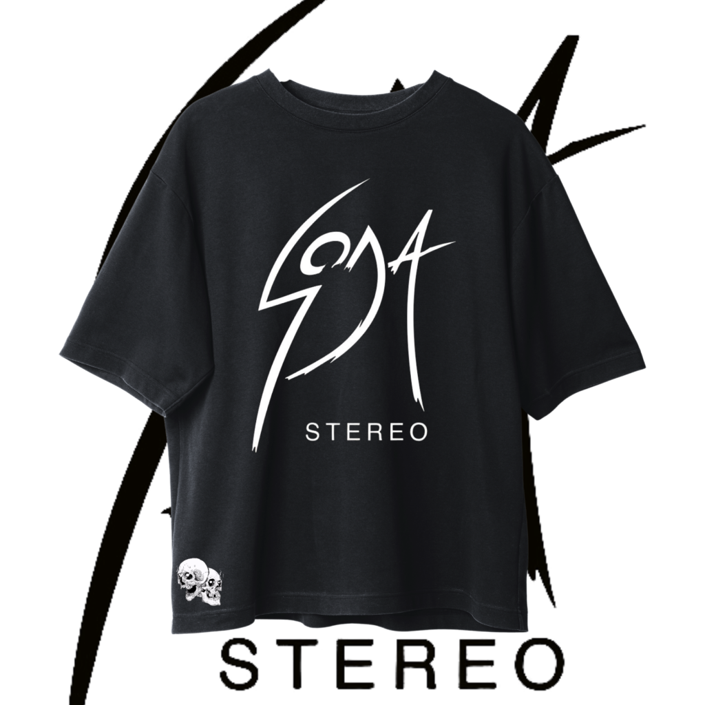 Franela Soda Stereo Logo Blanco - Tienda Rockstilo