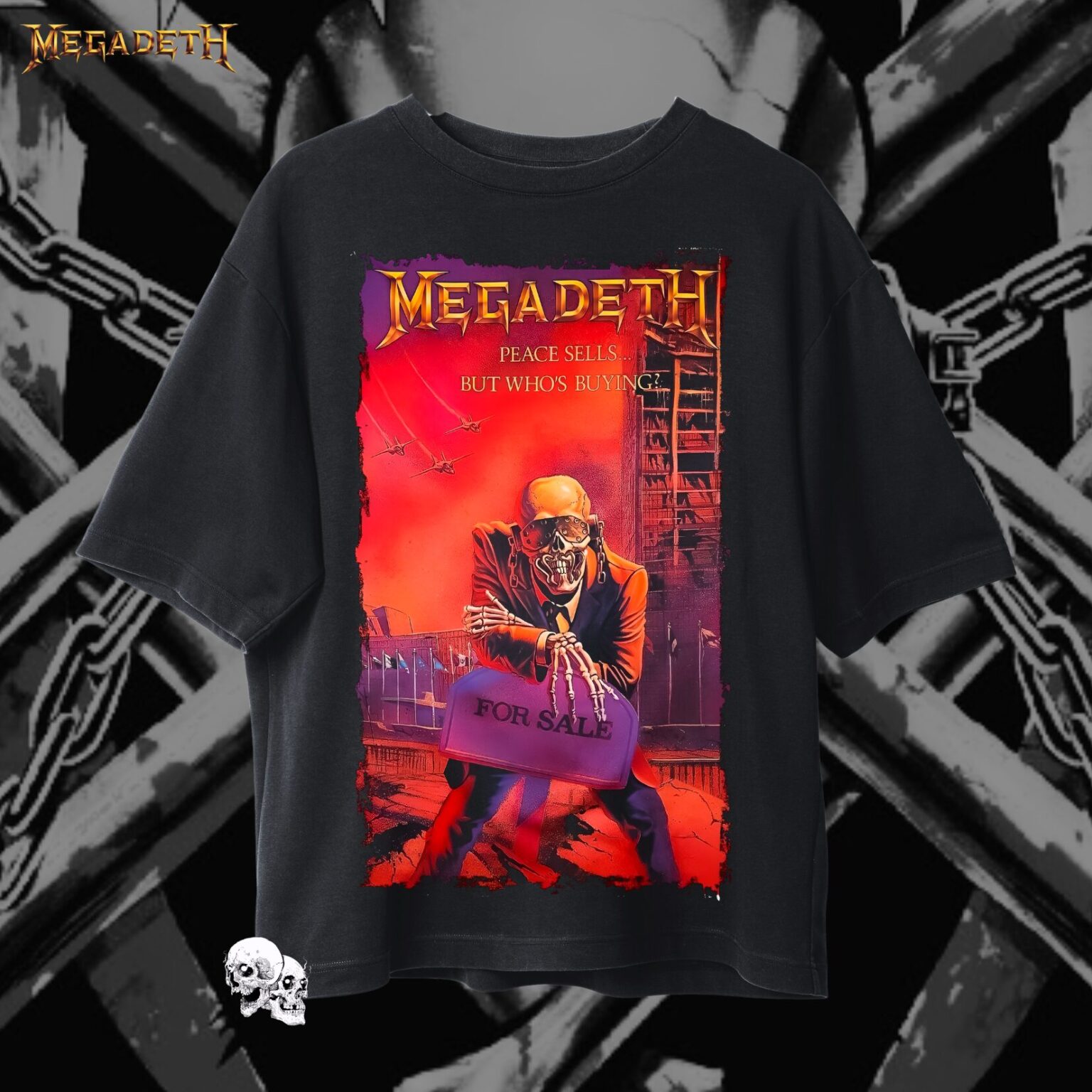 Franela Megadeth Album Peace Sells - Tienda Rockstilo