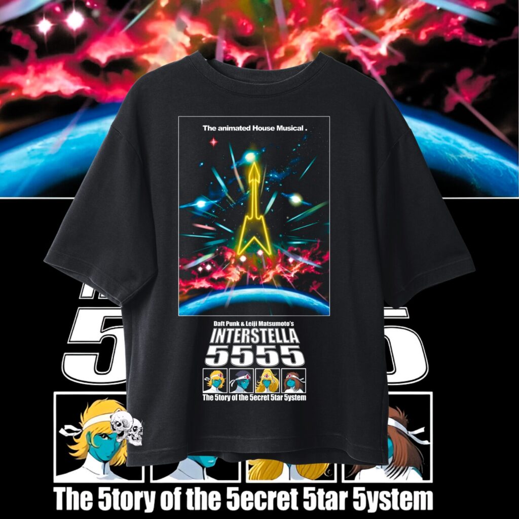 Franela Daft Punk Interstellar 5555 - Tienda Rockstilo