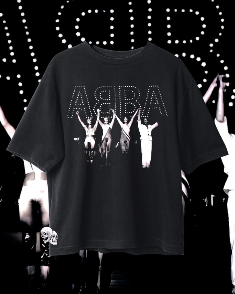 Franela ABBA Integrantes - Tienda Rockstilo